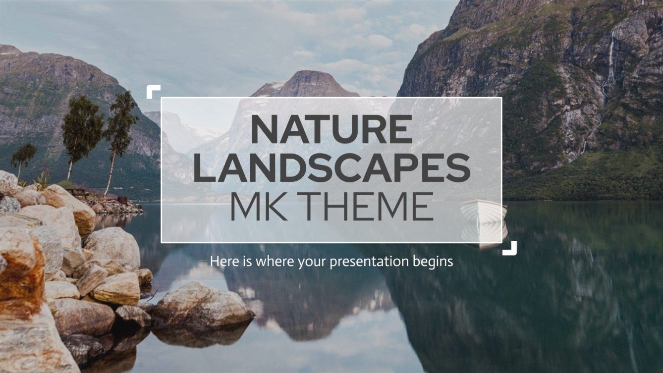 Nature Landscapes MK Theme | Google Slides & PowerPoint