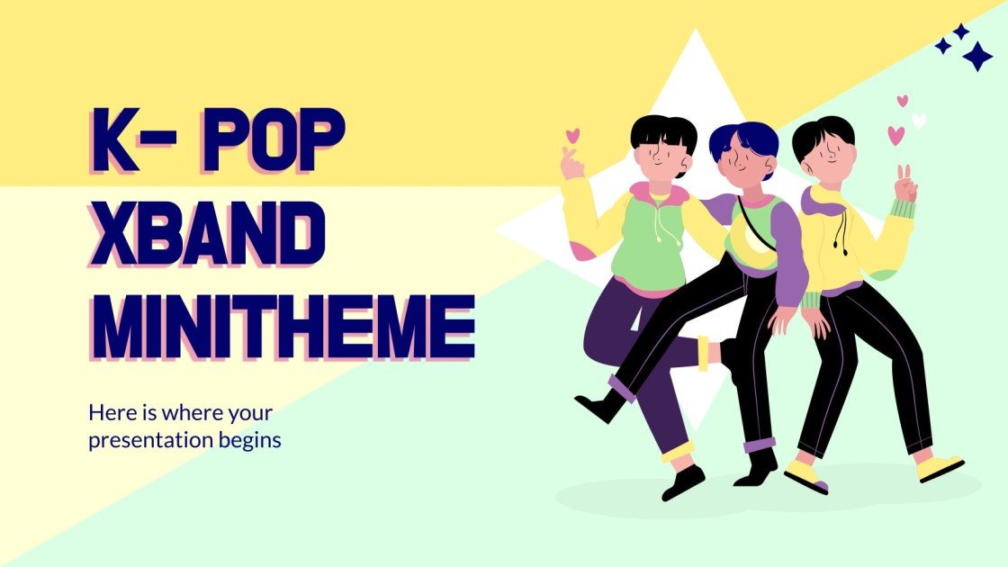 Free K-pop templates for Google Slides and PowerPoint