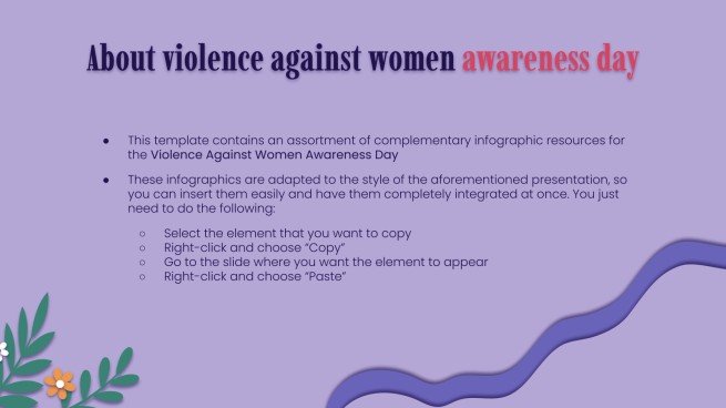 Violence Against Women Awareness Day Infographics