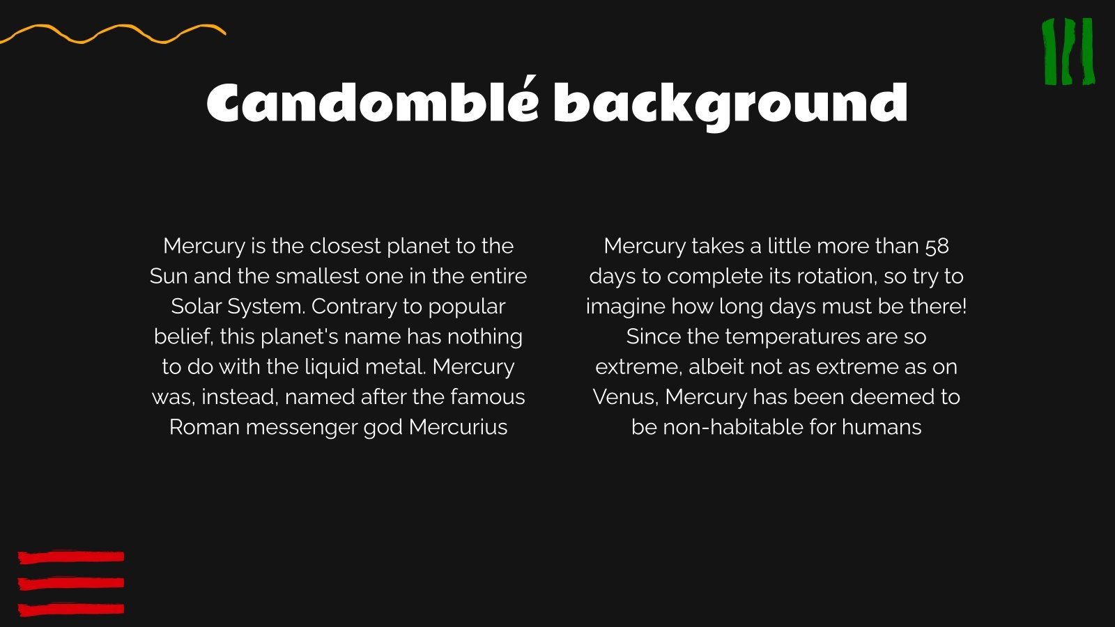 Candomblé, the Cult of the Orishas | Google Slides et PPT