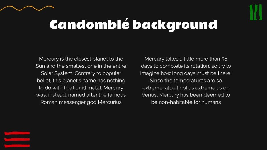 Candomblé, the Cult of the Orishas | Google Slides et PPT