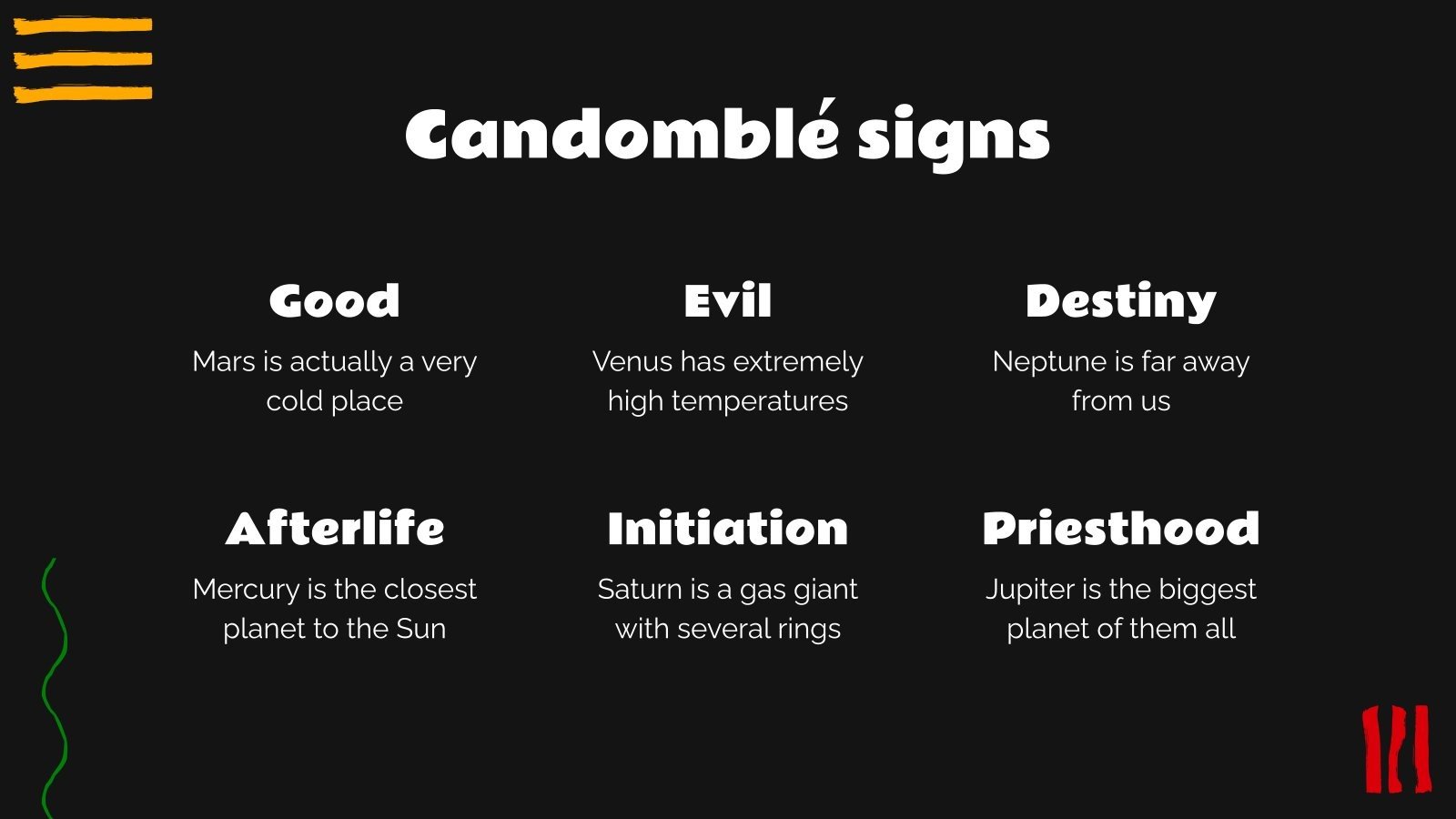 Candomblé, the Cult of the Orishas | Google Slides et PPT