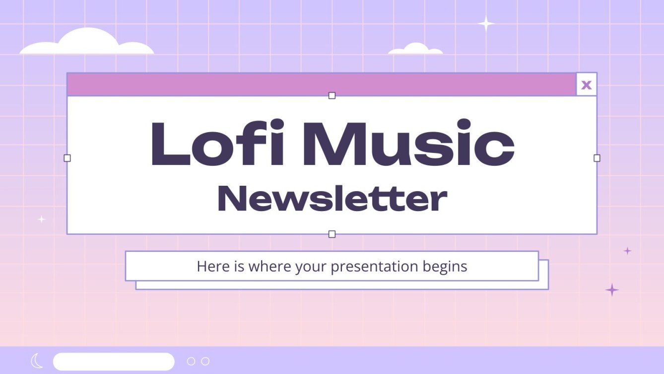 Lofi Music Newsletter | Google Slides & PowerPoint