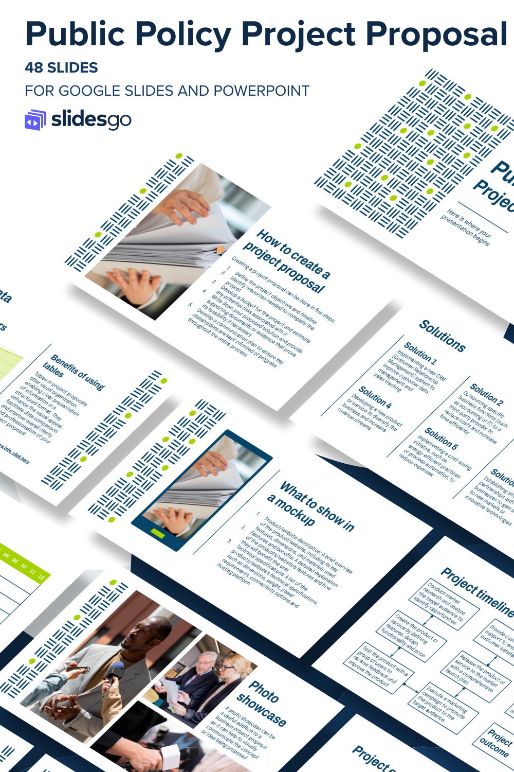 Public Policy Project Proposal | Google Slides & PPT