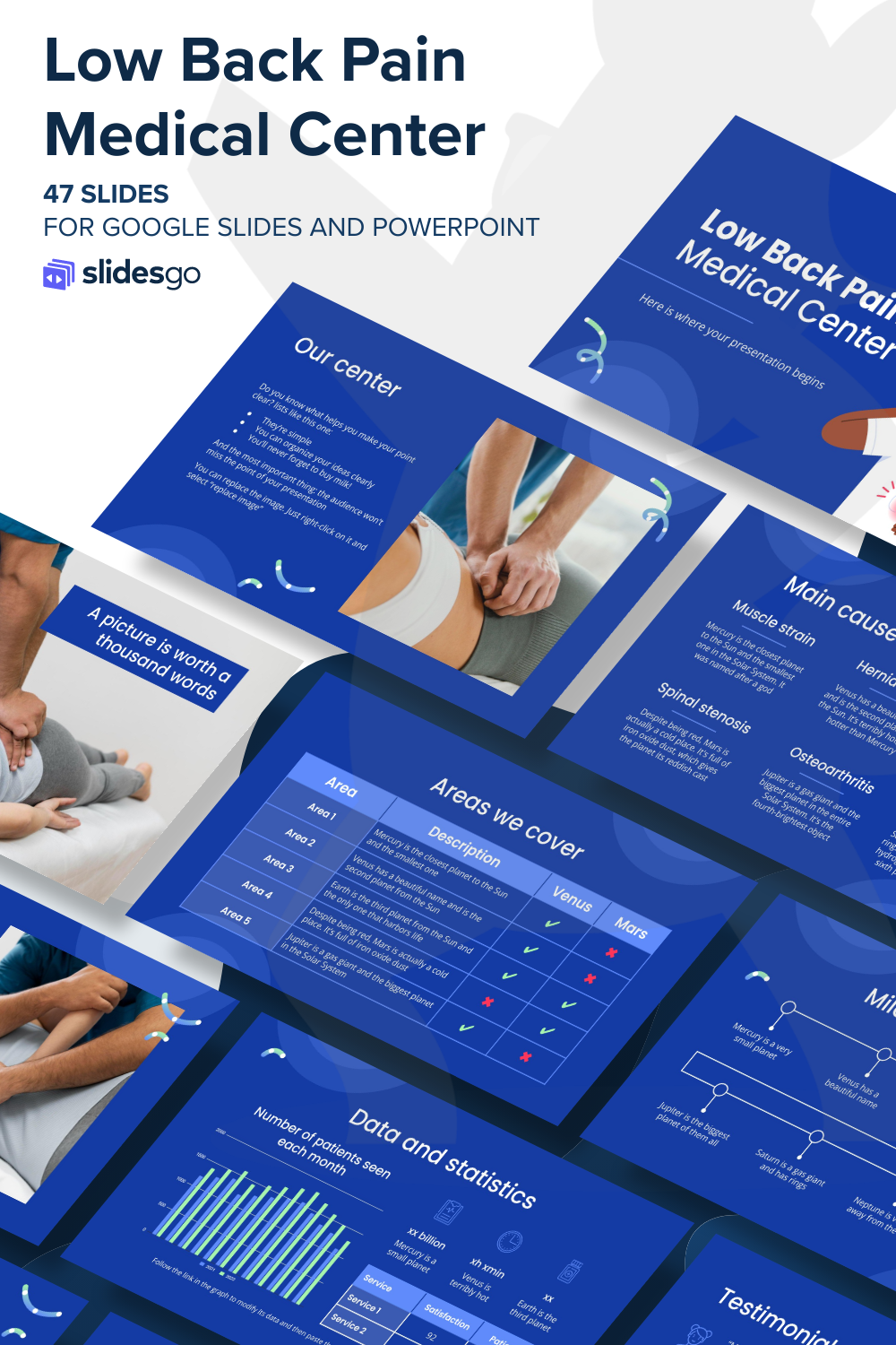 Low Back Pain Medical Center | Google Slides & PowerPoint