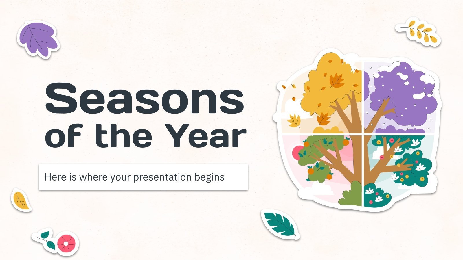 Seasons of the Year | Google Slides & PowerPoint