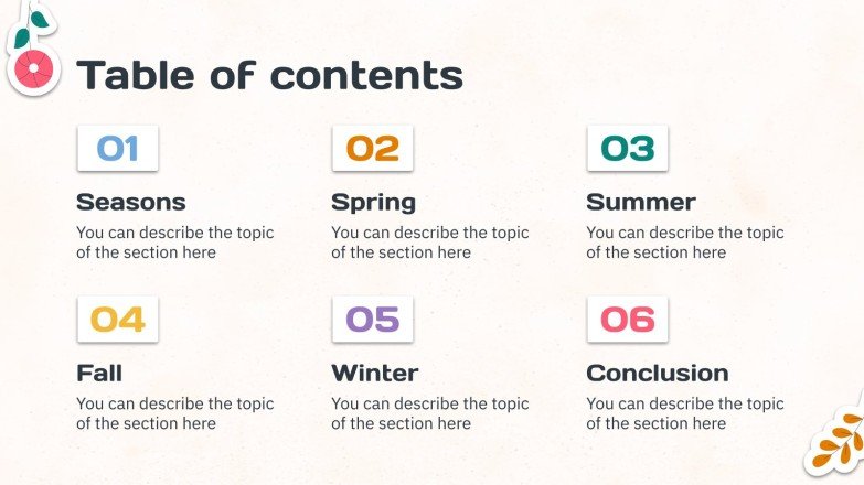 Seasons of the Year | Google Slides & PowerPoint