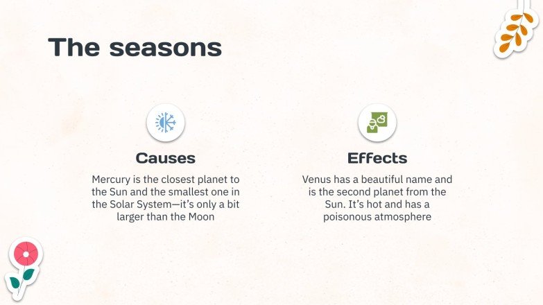 Seasons of the Year | Google Slides & PowerPoint