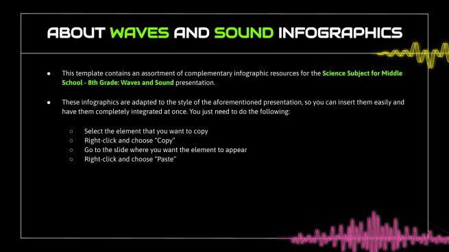 Science for Middle School: Waves and Sound Infographics