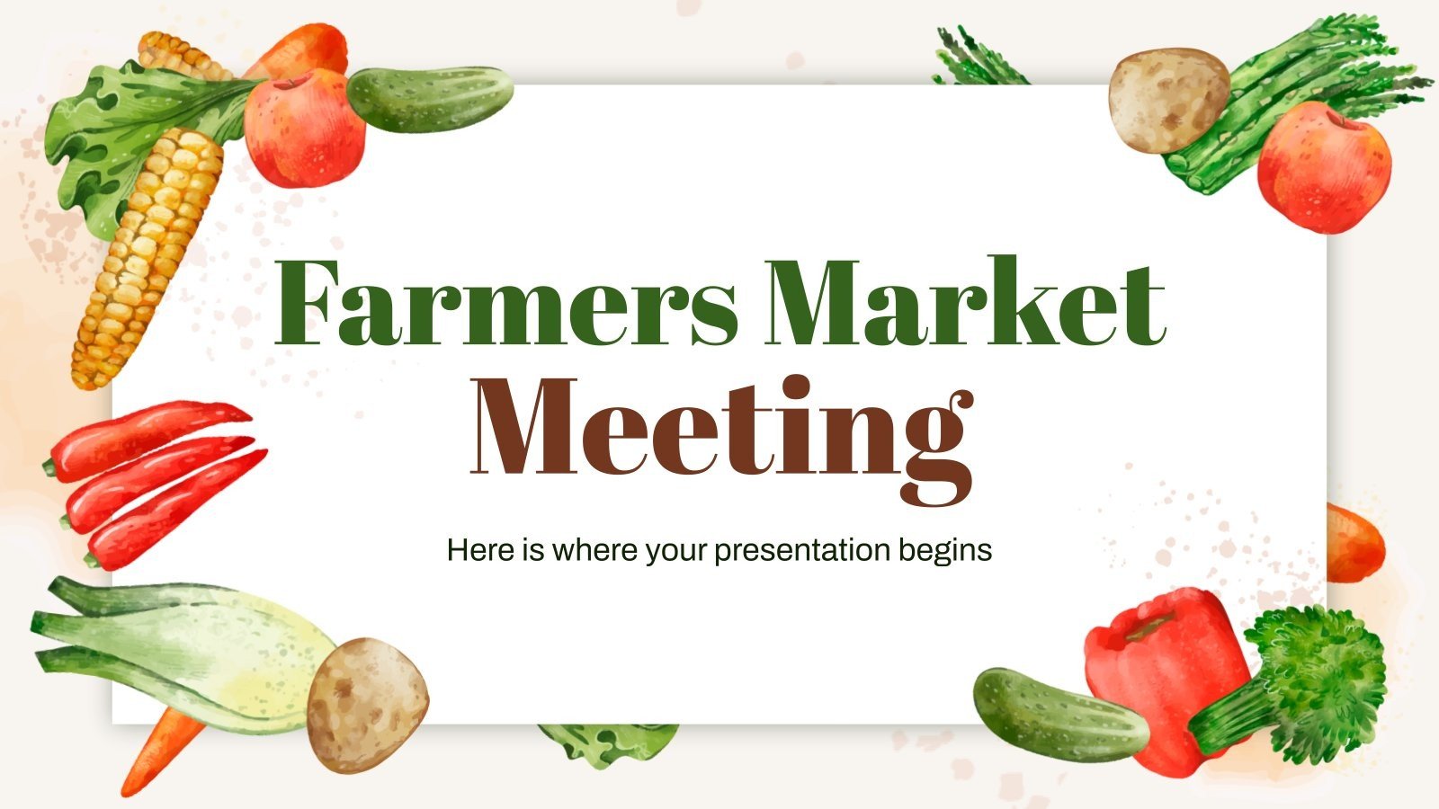 Free Google Slides and PowerPoint templates about Farms