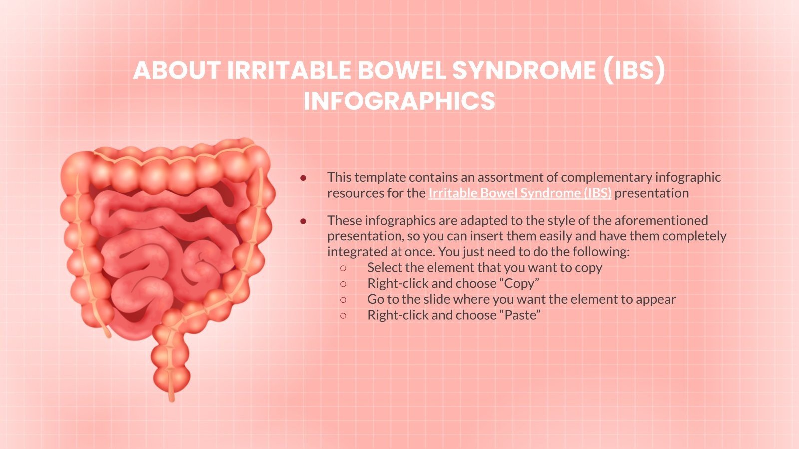 Irritable Bowel Syndrome (IBS) Infographics | Google Slides