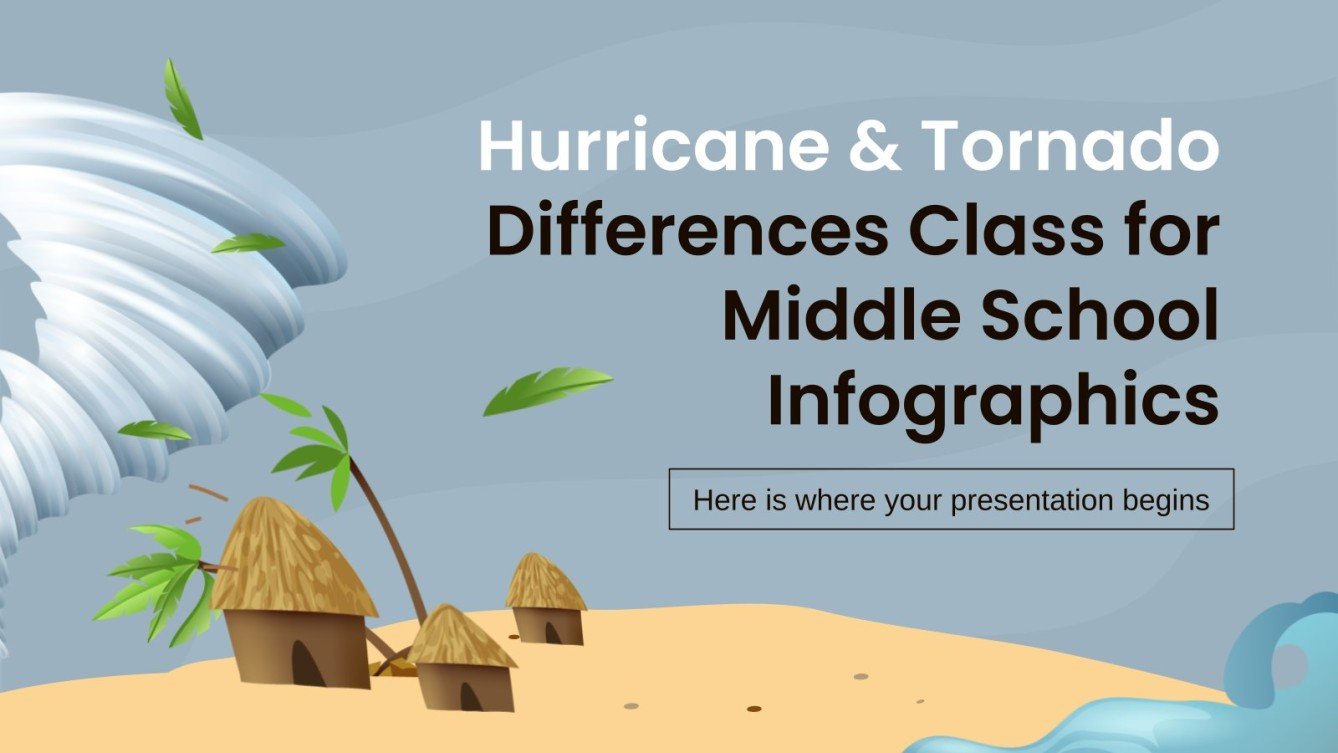 Hurricane & Tornado Differences Infographics