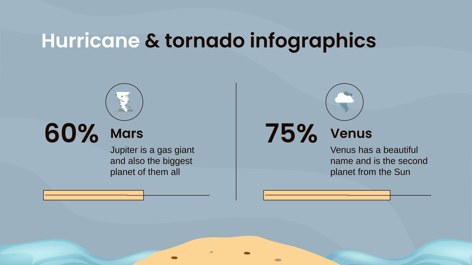 Hurricane & Tornado Differences Infographics