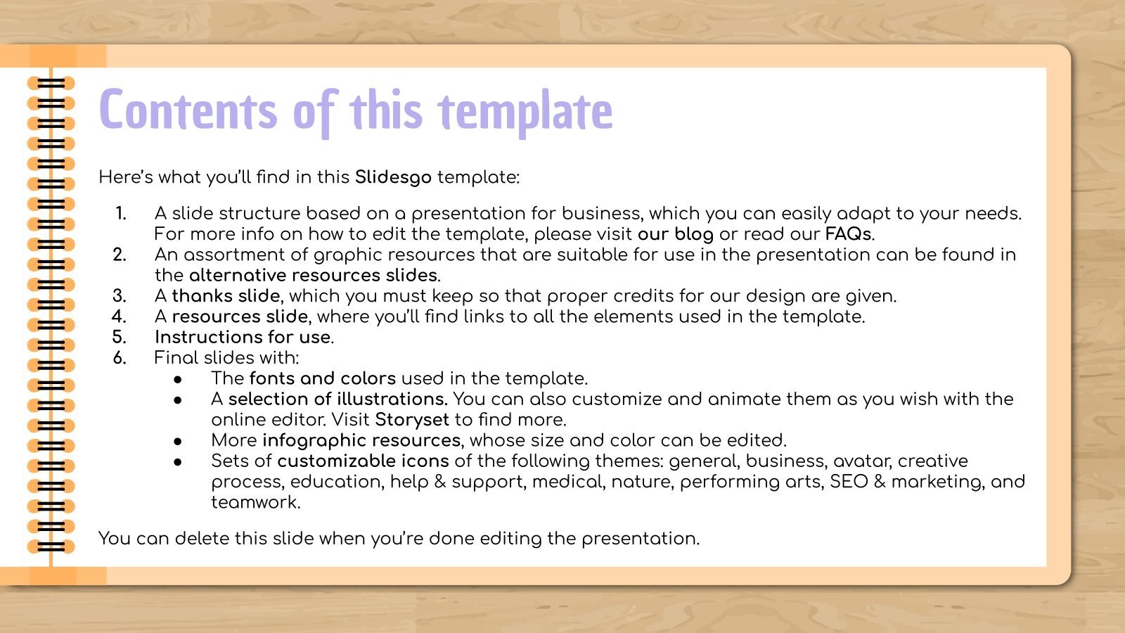 Pastel Notebook Slideshow for Business | Google Slides