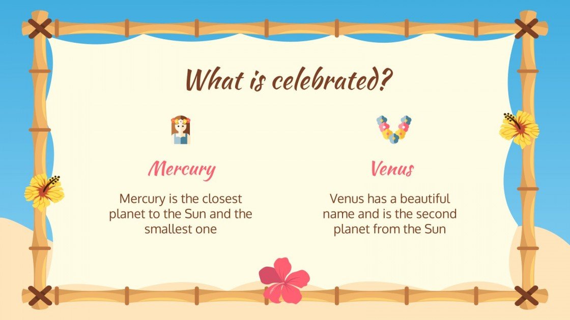 Hawaiian Lei Day | Google Slides & PowerPoint template