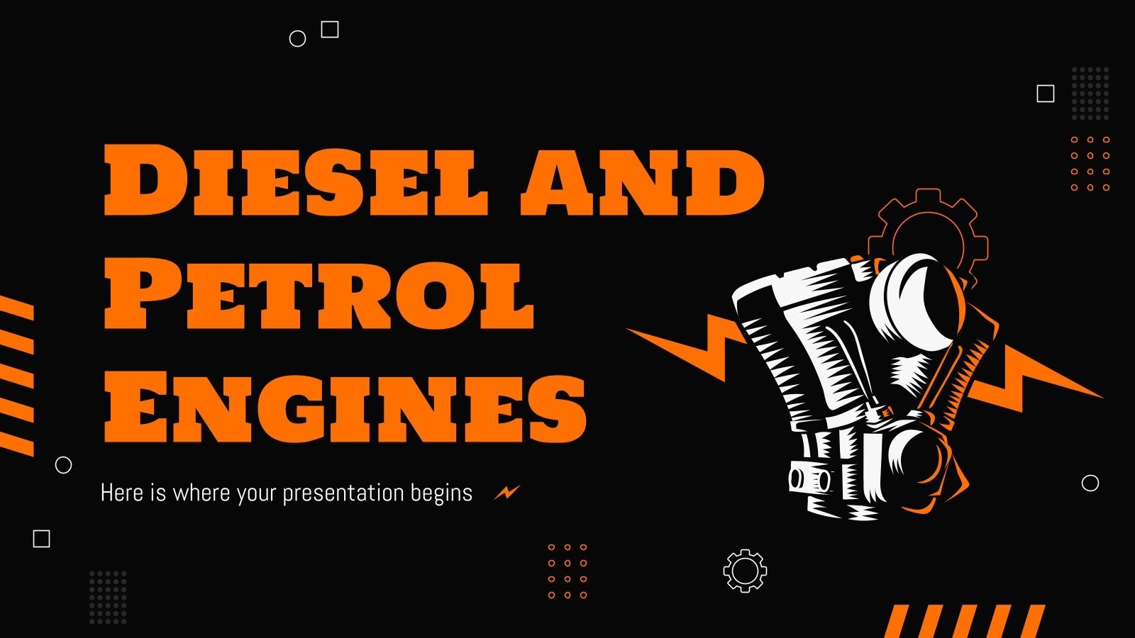 Diesel and Petrol Engines | Google Slides & PowerPoint