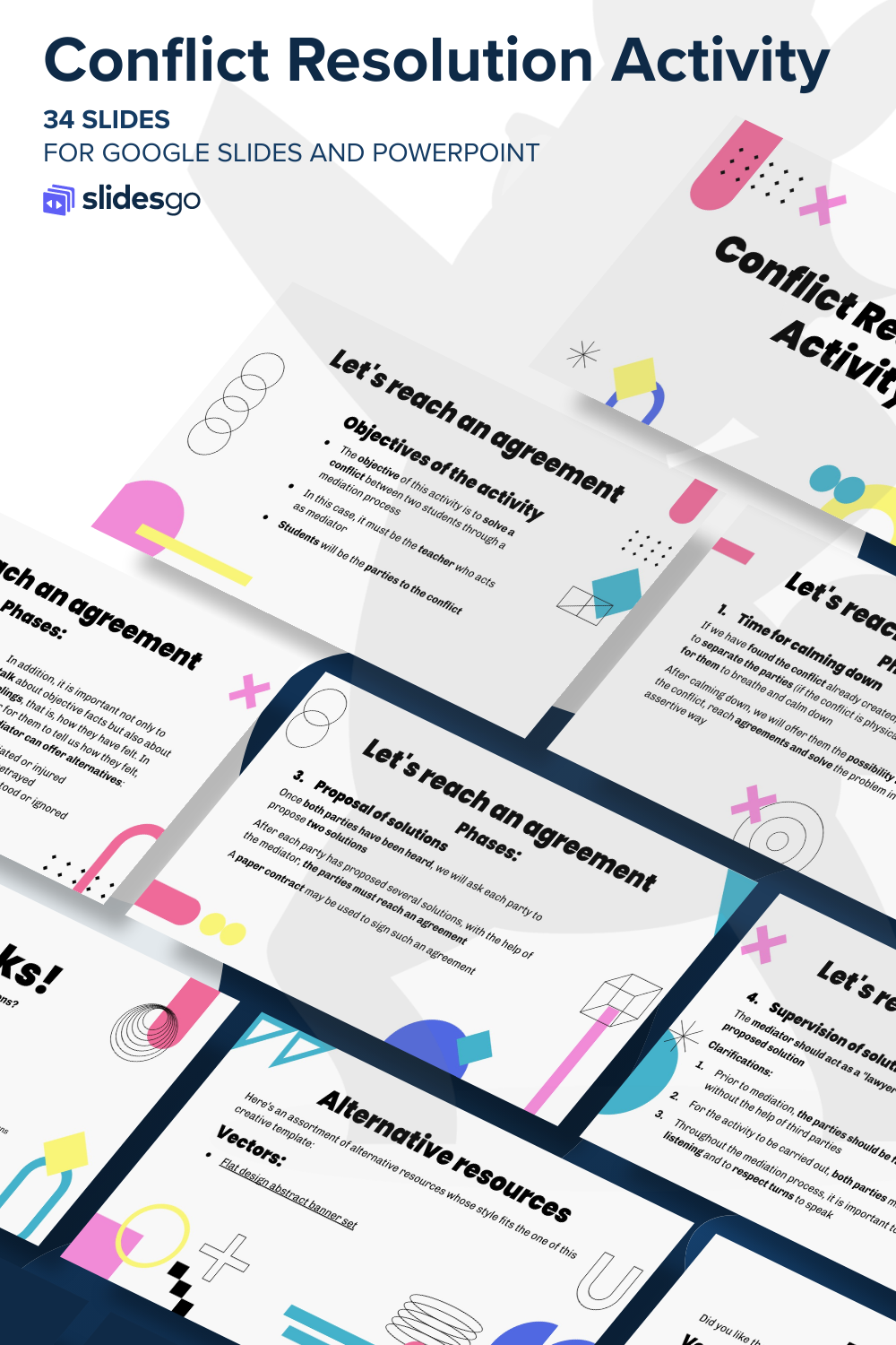 Conflict Resolution Activity | Google Slides & PowerPoint