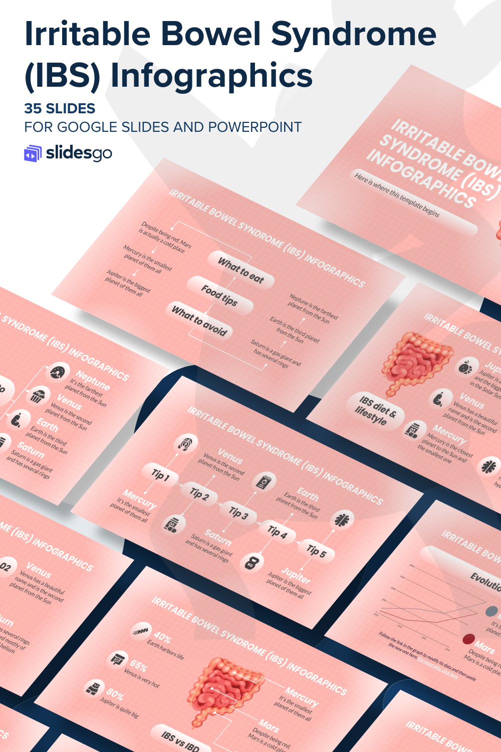 Irritable Bowel Syndrome (IBS) Infographics | Google Slides