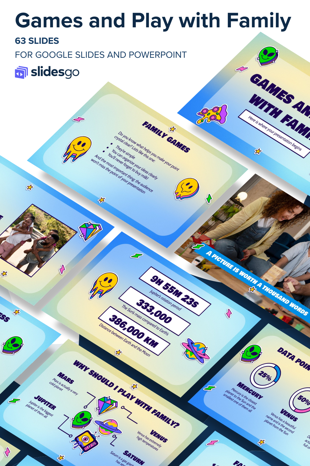 Games and Play with Family | Google Slides & PowerPoint