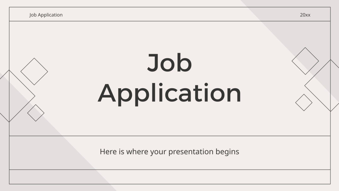 Job Application | Google Slides & PowerPoint Template