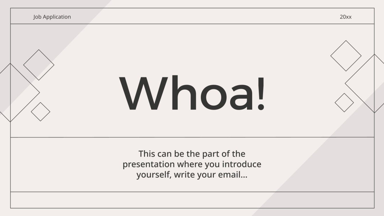 Job Application | Google Slides & PowerPoint Template