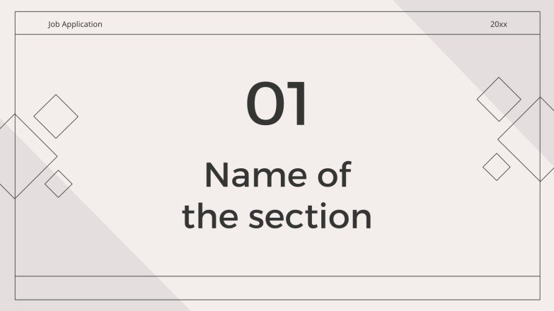 Job Application | Google Slides & PowerPoint Template