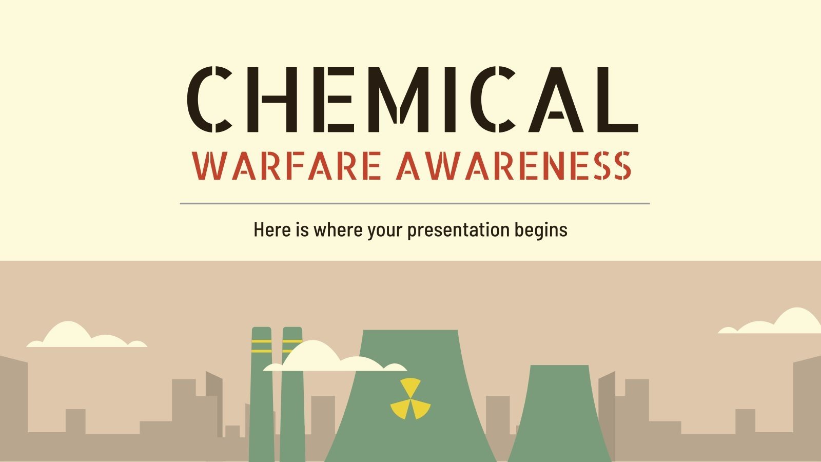 Chemical Warfare Awareness | Google Slides & PowerPoint theme