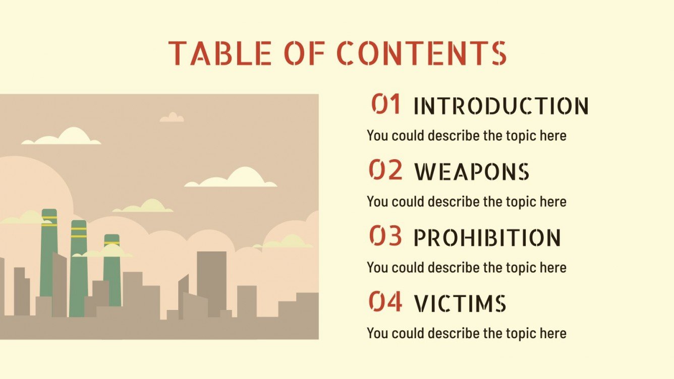 Chemical Warfare Awareness | Google Slides & PowerPoint theme