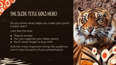 Duotone Animal Print Theme | Google Slides & PowerPoint