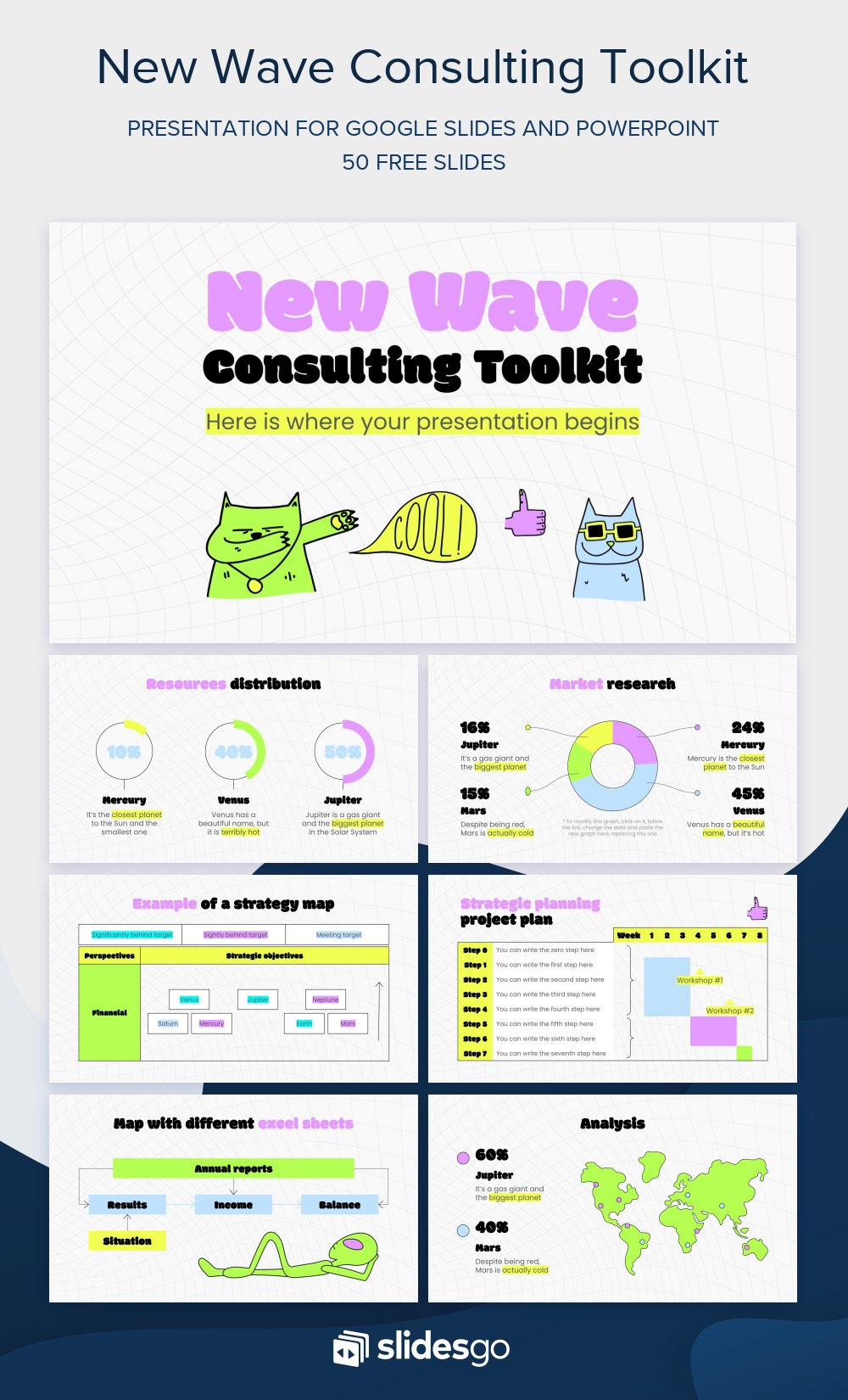 New Wave Consulting Toolkit | Google Slides & PPT theme