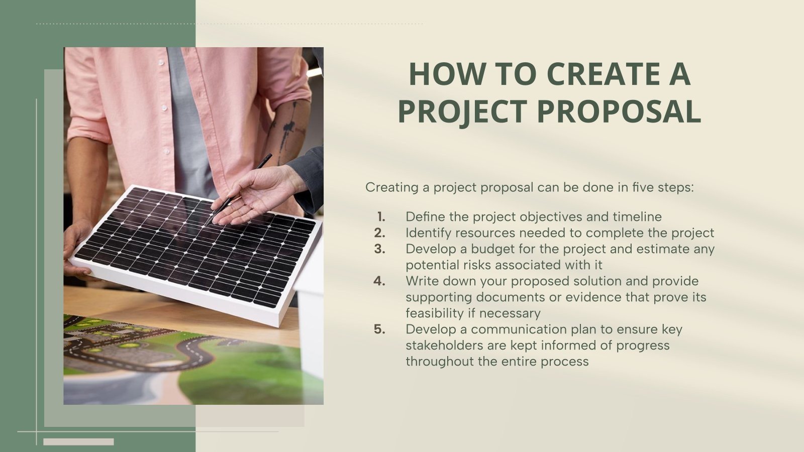 Sustainable Housing Project Proposal | Google Slides & PPT