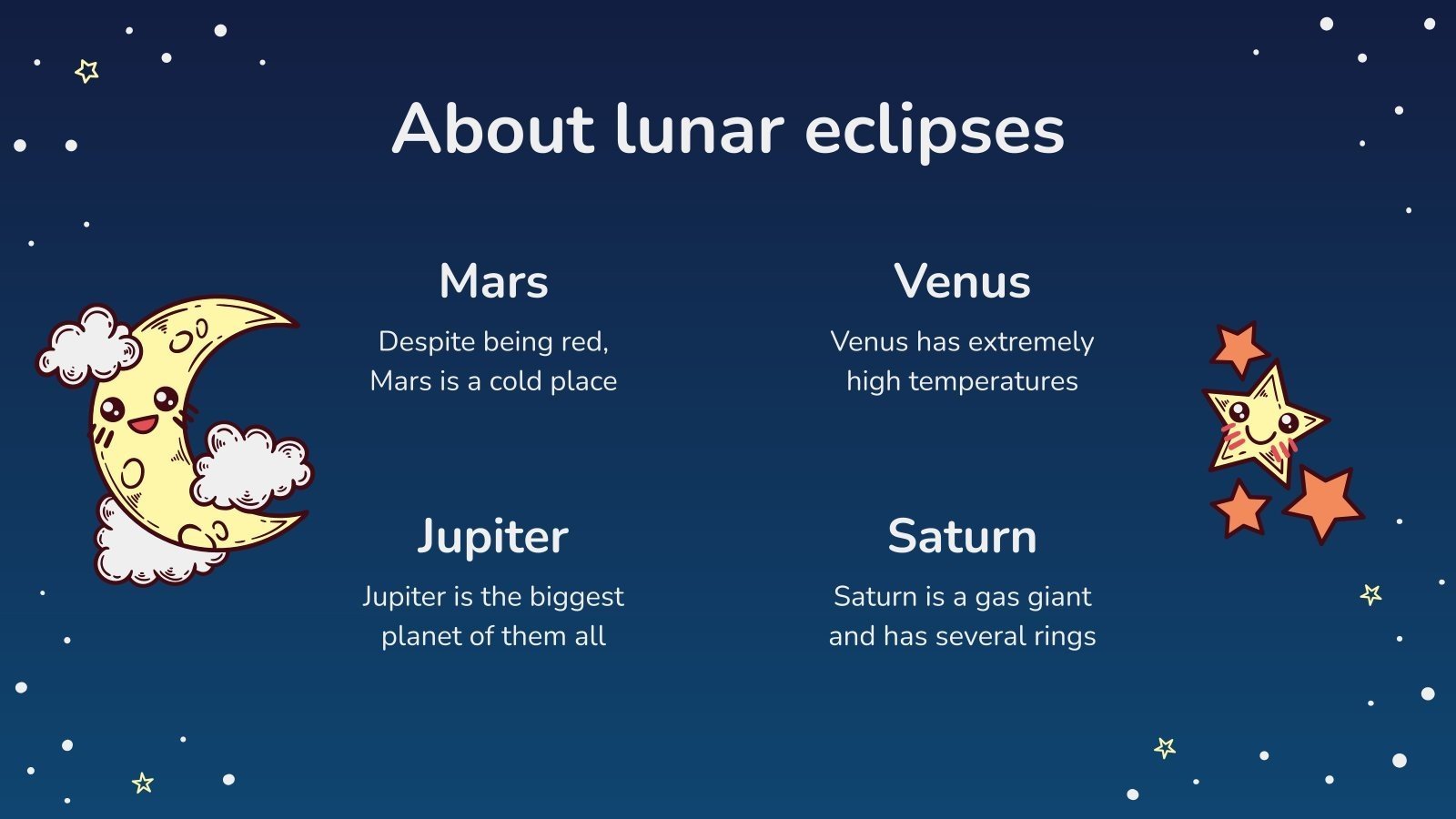 Astronomy Lesson for Pre-K: Lunar Eclipse | Google Slides
