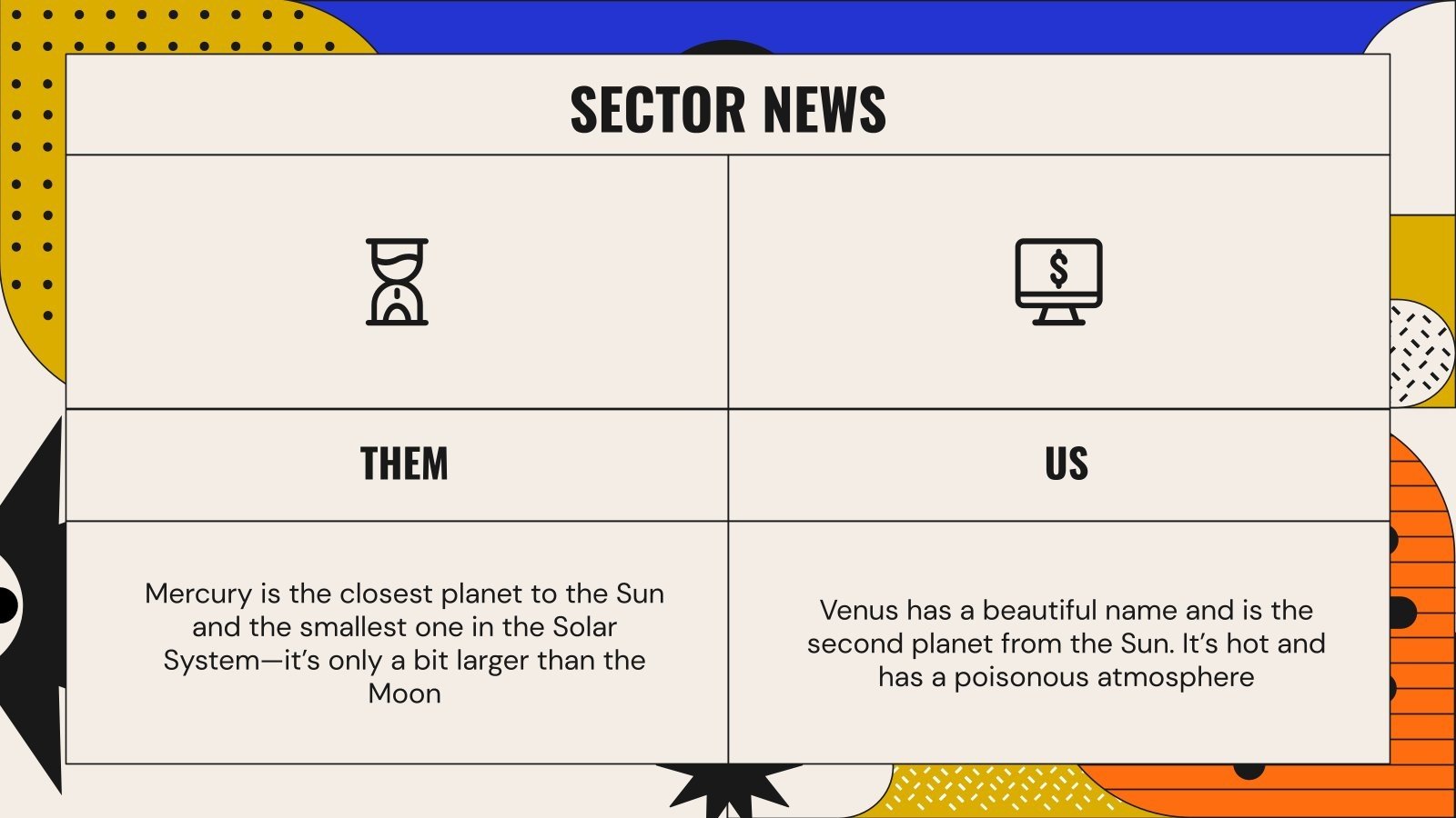 Abstract & Colorful Newsletter | Google Slides & PPT