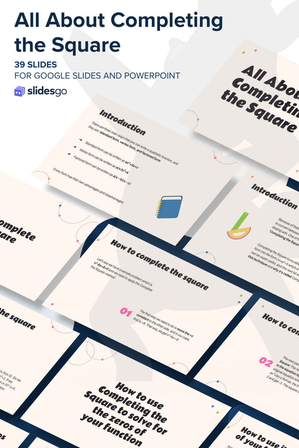 All About Completing the Square | Google Slides & PowerPoint