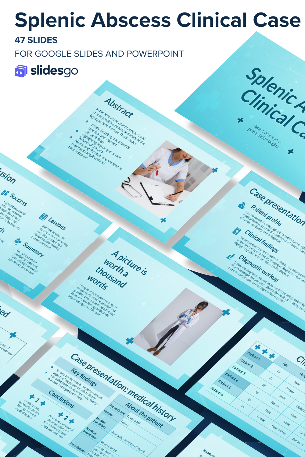 Splenic Abscess Clinical Case | Google Slides and PPT