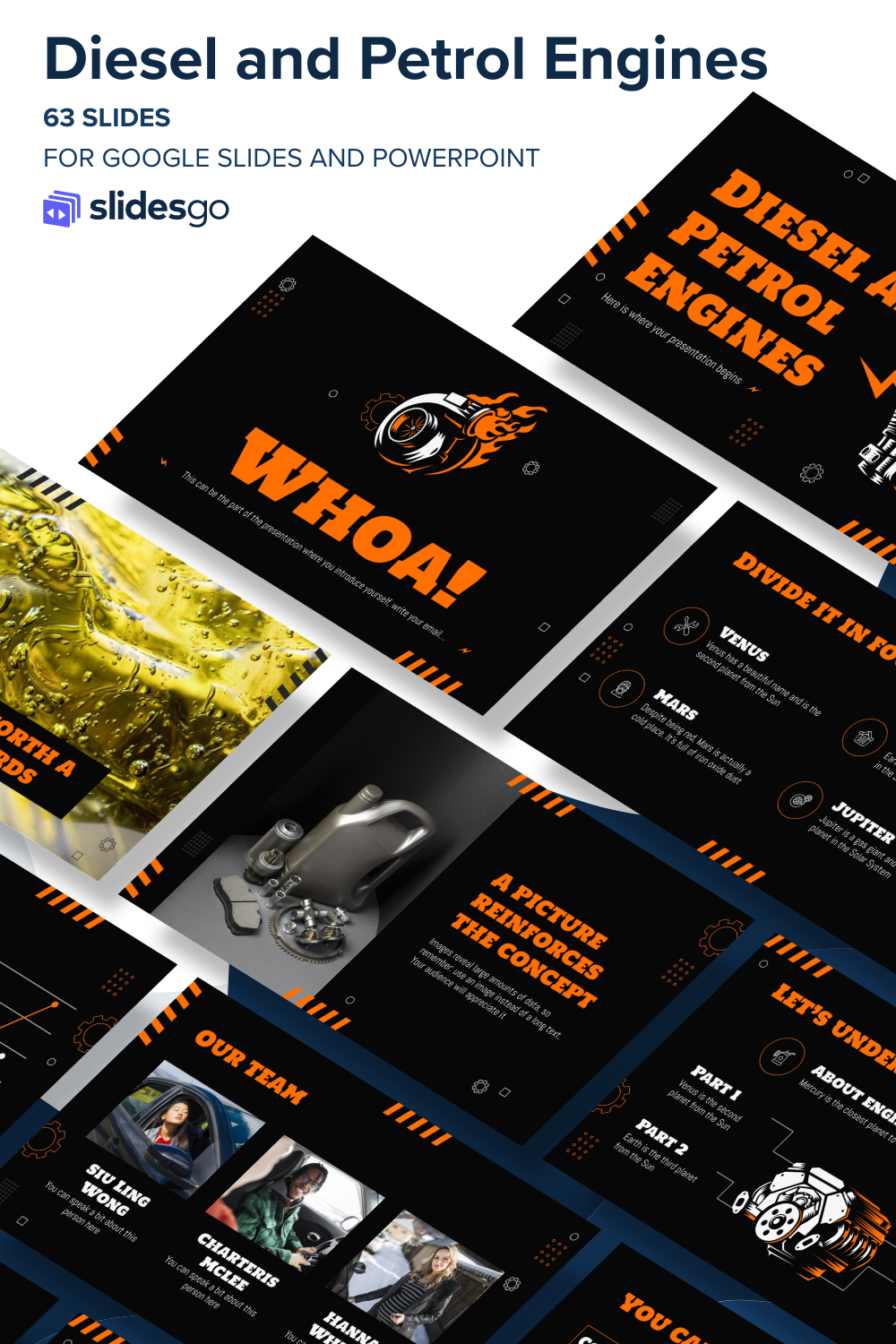 Diesel and Petrol Engines | Google Slides & PowerPoint