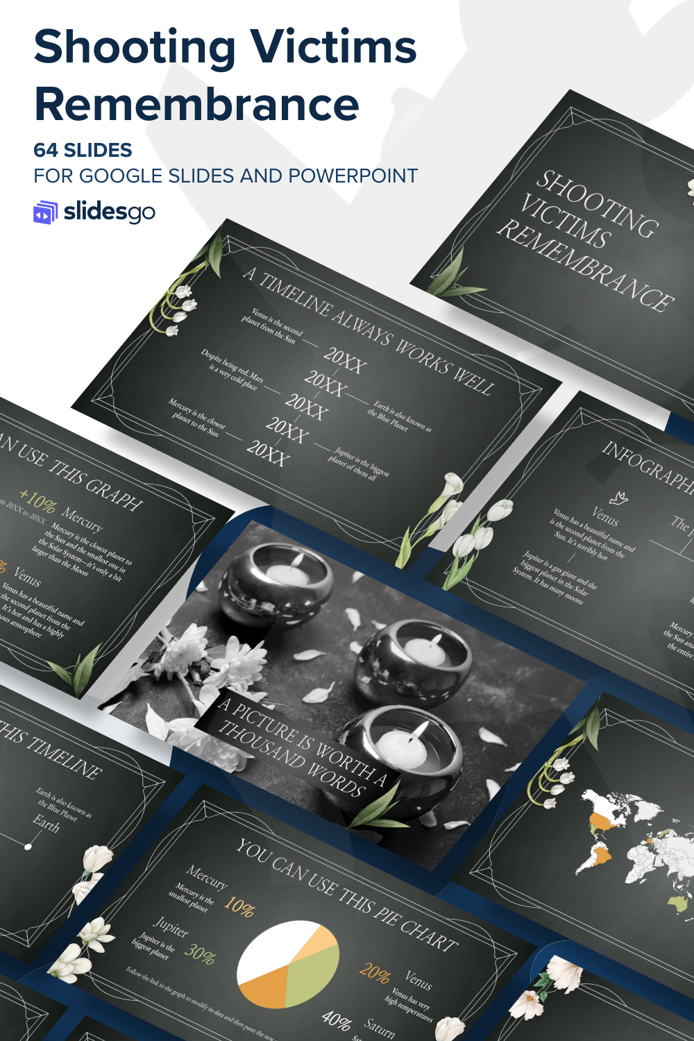 Shooting Victims Remembrance | Google Slides & PPT