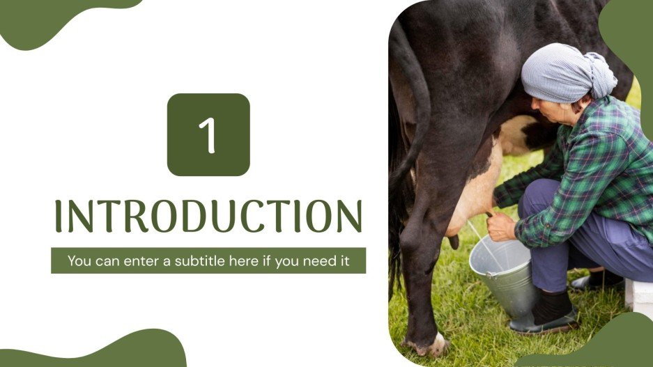 Sustainable Cattle Farm Pitch Deck | Google Slides & PPT