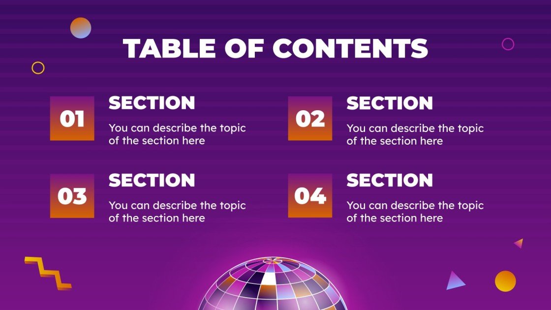 Disco Ball Minitheme | Google Slides and PowerPoint