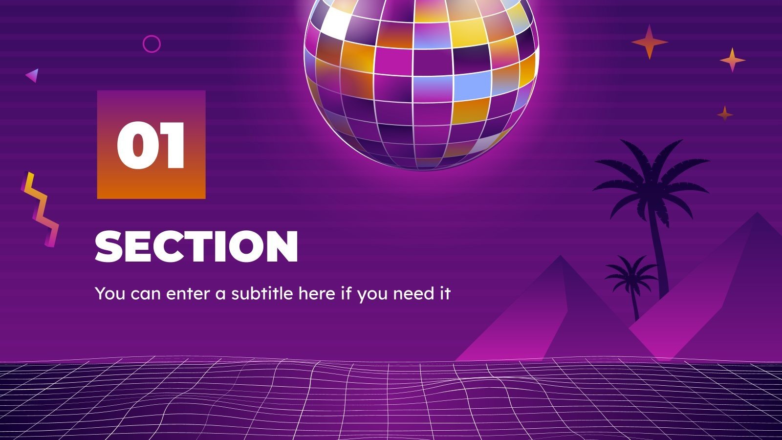 Disco Ball Minitheme | Google Slides and PowerPoint