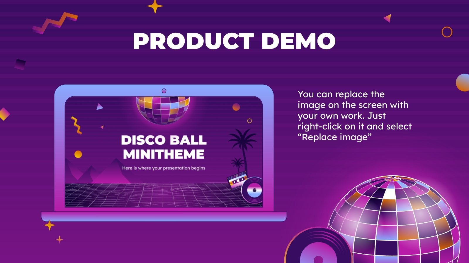Disco Ball Minitheme | Google Slides and PowerPoint