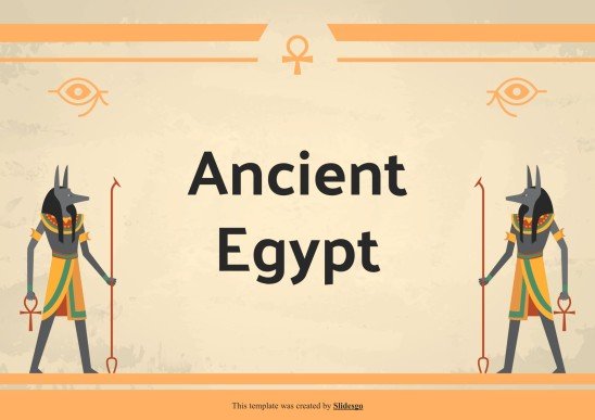 Free Google Slides & PowerPoint templates about Egypt