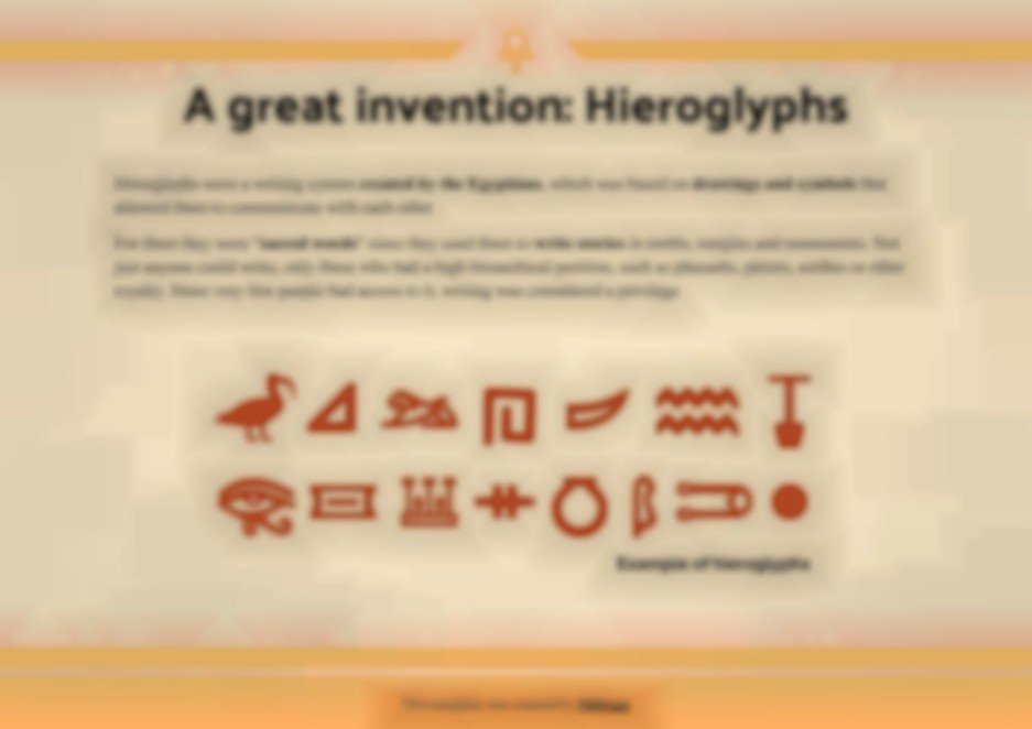 Ancient Egypt | Google Slides & PowerPoint