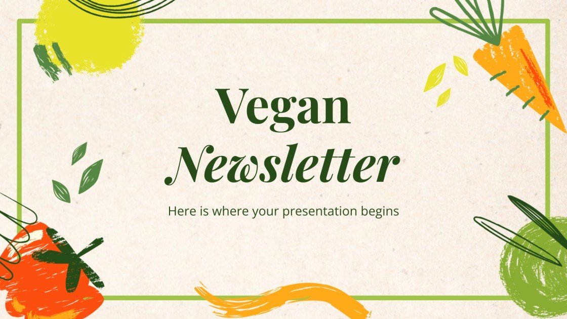 Free Google Slides & PPT templates about veganism