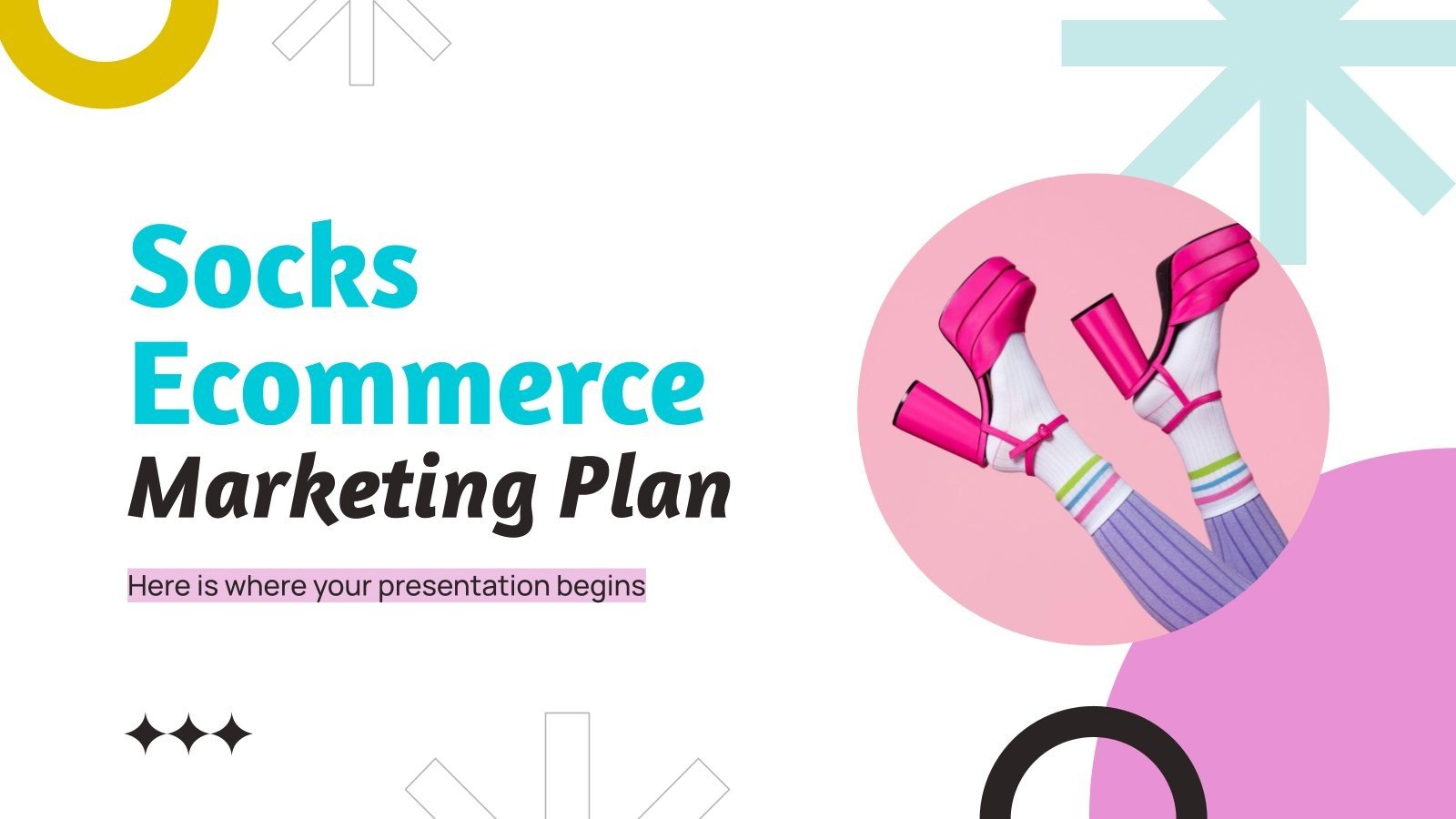 Socks Ecommerce Marketing Plan | Google Slides & PowerPoint