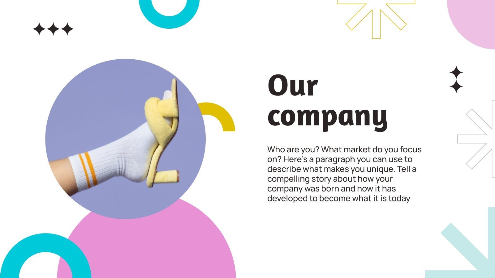 Socks Ecommerce Marketing Plan | Google Slides & PowerPoint