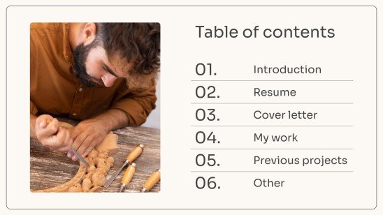 Wood Engraving Master Portfolio | Google Slides & PPT