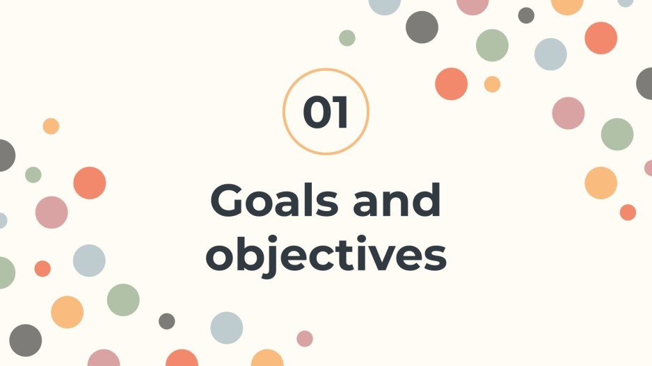 Polka Dots Style Social Media Strategy | Google Slides & PPT