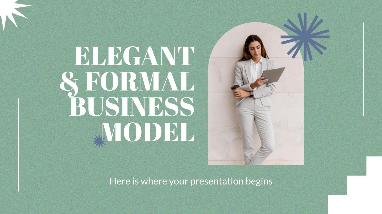 Elegant & Formal Business Model | Google Slides & PPT