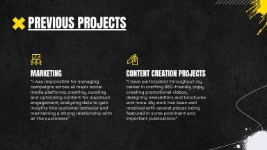 Street Art Artist Portfolio | Google Slides & PowerPoint